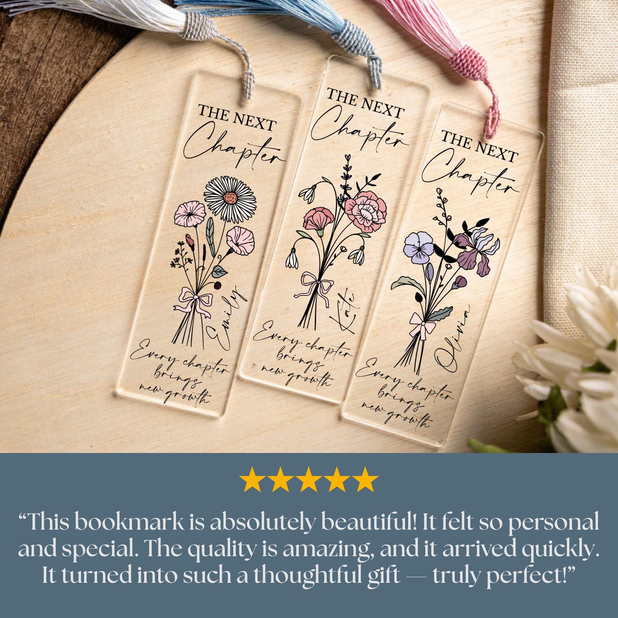 Personalized College Graduate Gift, the Next Chapter Bookmark, Custom ...