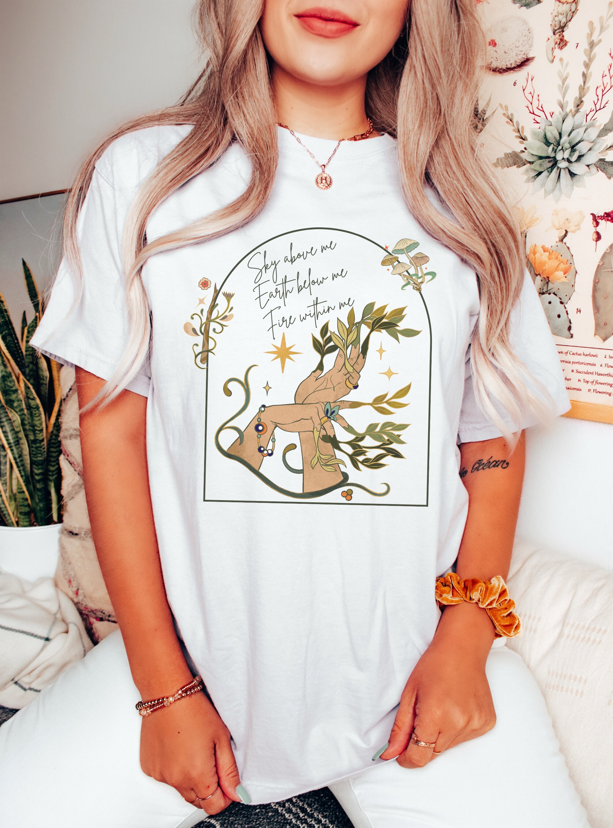 Fairycore Shirt, Whimsigoth Tee, Celestial Shirt, Cottagecore Apparel ...