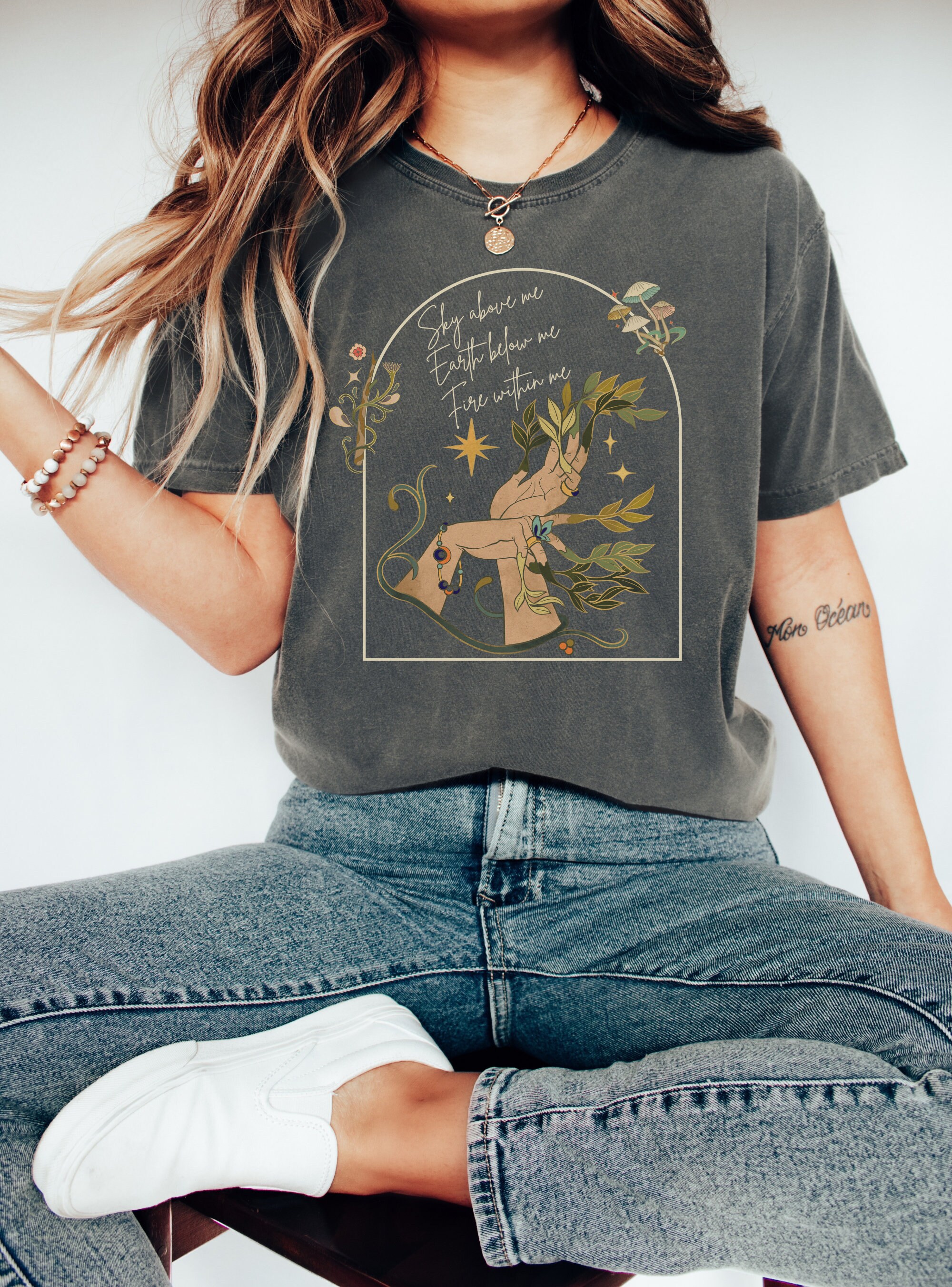 Fairycore Shirt, Whimsigoth Tee, Celestial Shirt, Cottagecore Apparel ...
