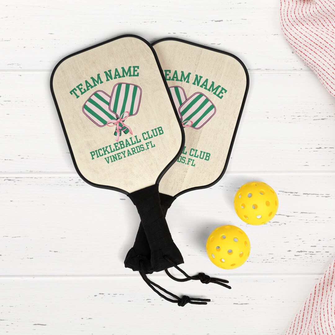 Personalized Pickleball Kit, Custom Pickleball Set, Pickleball Paddles ...