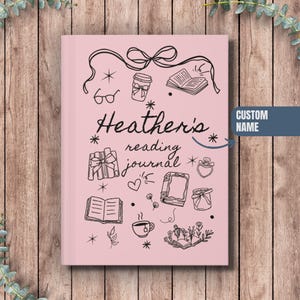 Personalized Reading Journal, Book Tracker for A Book Lover. Bookish ...