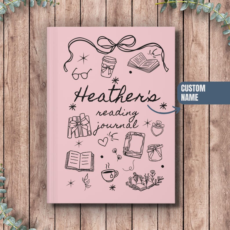 Personalized Reading Journal, Book Tracker for A Book Lover. Bookish ...