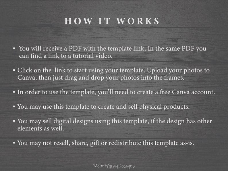 Letters & Numbers Photo Collage Template, Alphabet Photo Collage, Canva ...