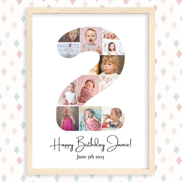 2nd Birthday Poster - Etsy