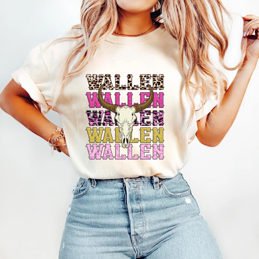 Morgan Wallen Shirt Concert Tshirt Wallen Bull Skull Tee Wallen Shirt ...