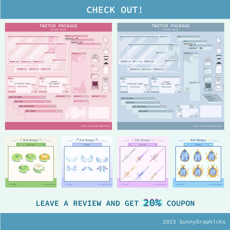 Animated Cozy Twitch Overlay Duck Themed Cotagecore Stream Package ...