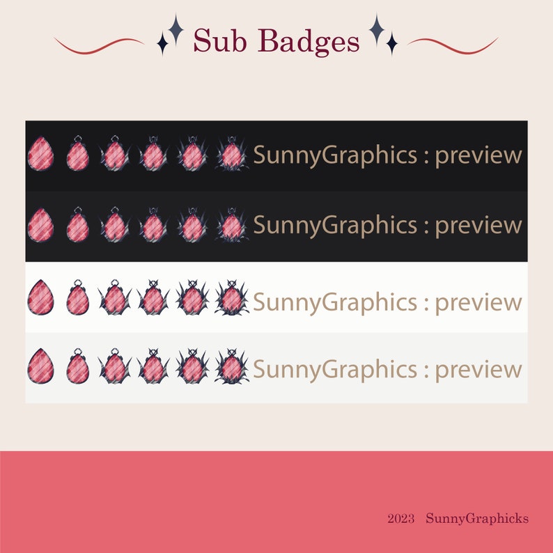 6 Gem Twitch Badges twitch Sub Badges Crystal Sub Badges Twitch Bit ...