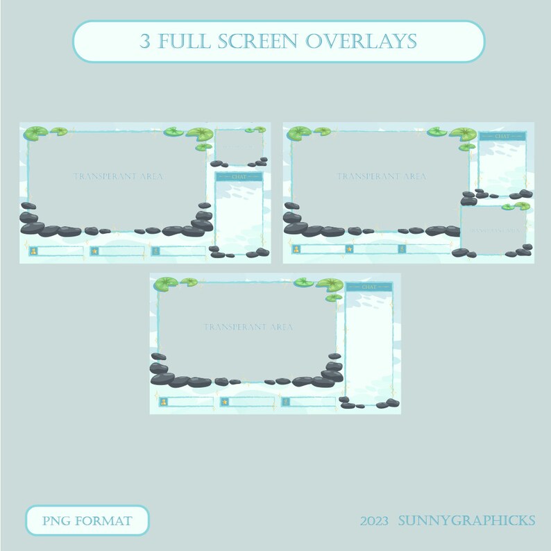 Animated Cozy Twitch Overlay Duck Themed Cotagecore Stream - Etsy