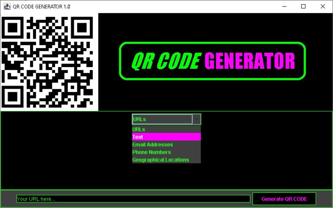 QR Code Generator 1.0 Easy Qr Code Creation - Etsy Australia