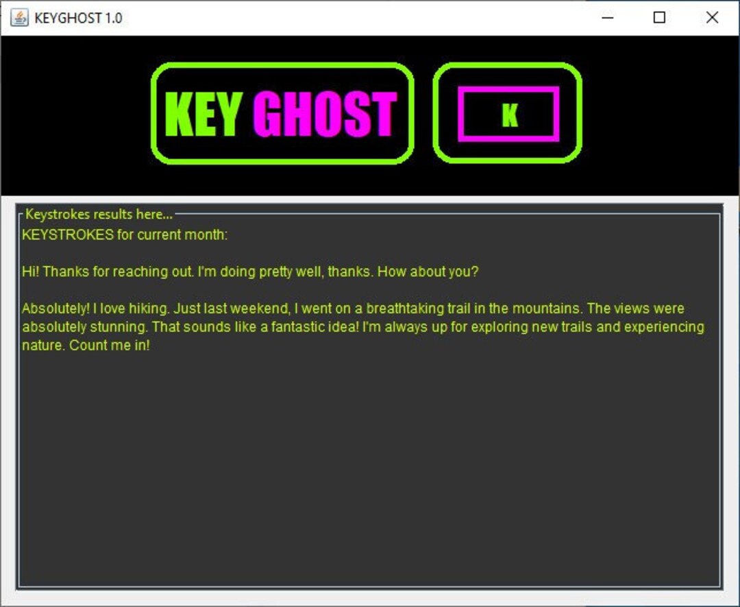 Keyghost 1.0 Hidden Keystroke Recording Software - Etsy