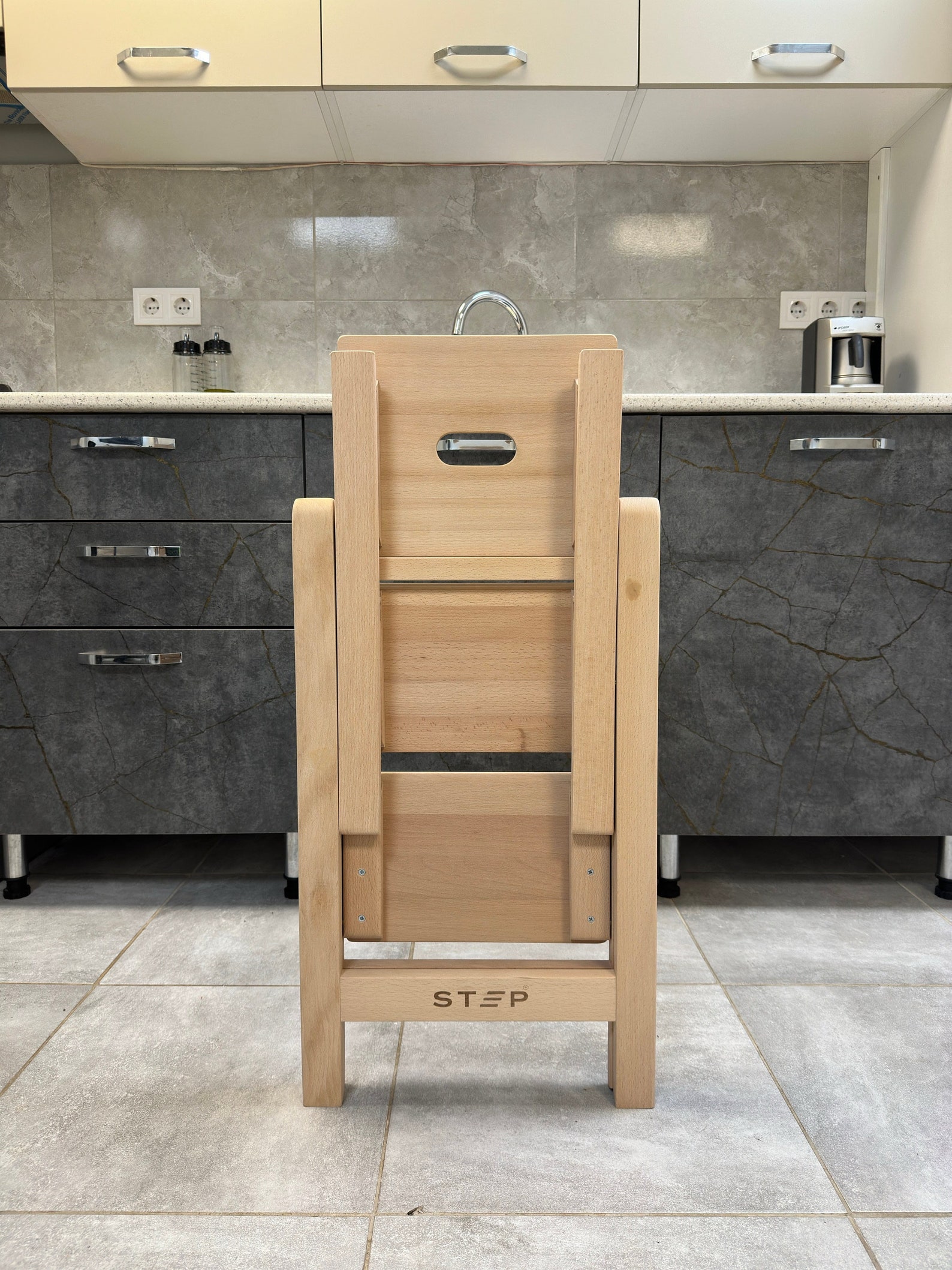 Step Ladder, Handmade Ladder, Kitchen Stool, 3 Steps Stool, Library ...