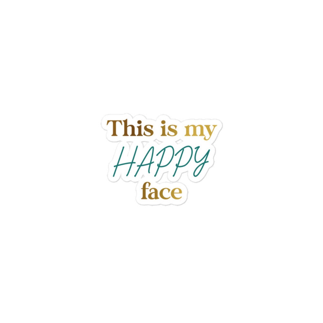This is My Happy Face Neurodiversity Stickers: Embrace Your Brilliance ...