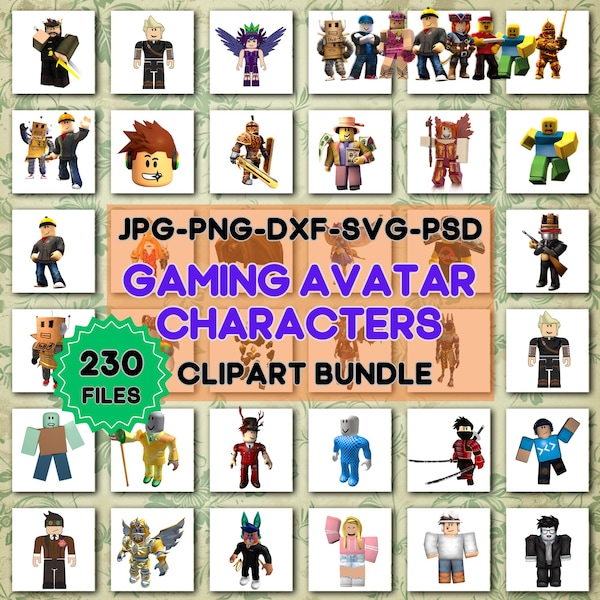 Roblox Characters Png - Etsy