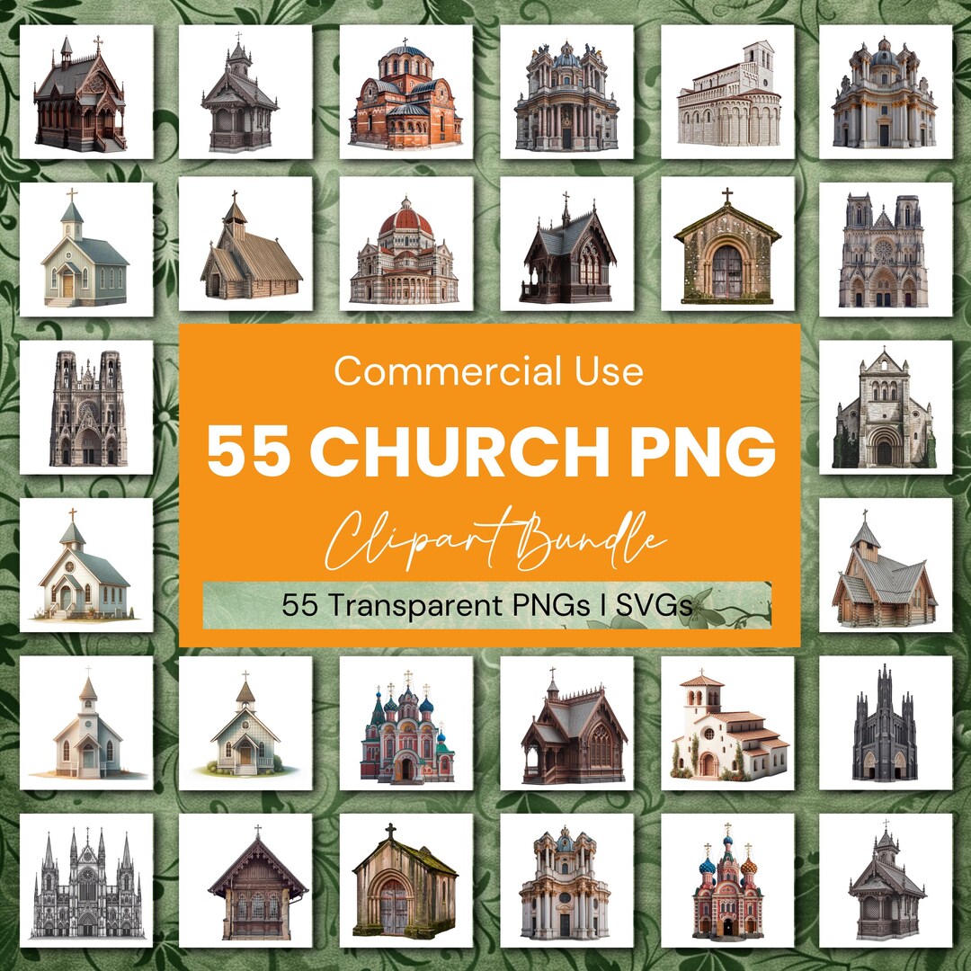 Church Clipart, Religious and Christian Art, Bible & Faith Designs ...