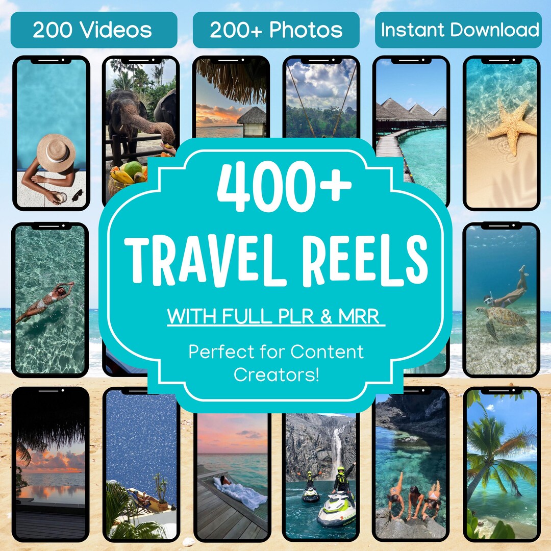 400 Master Resell Rights Bundle, Photo Bundle for Instagram Reels ...
