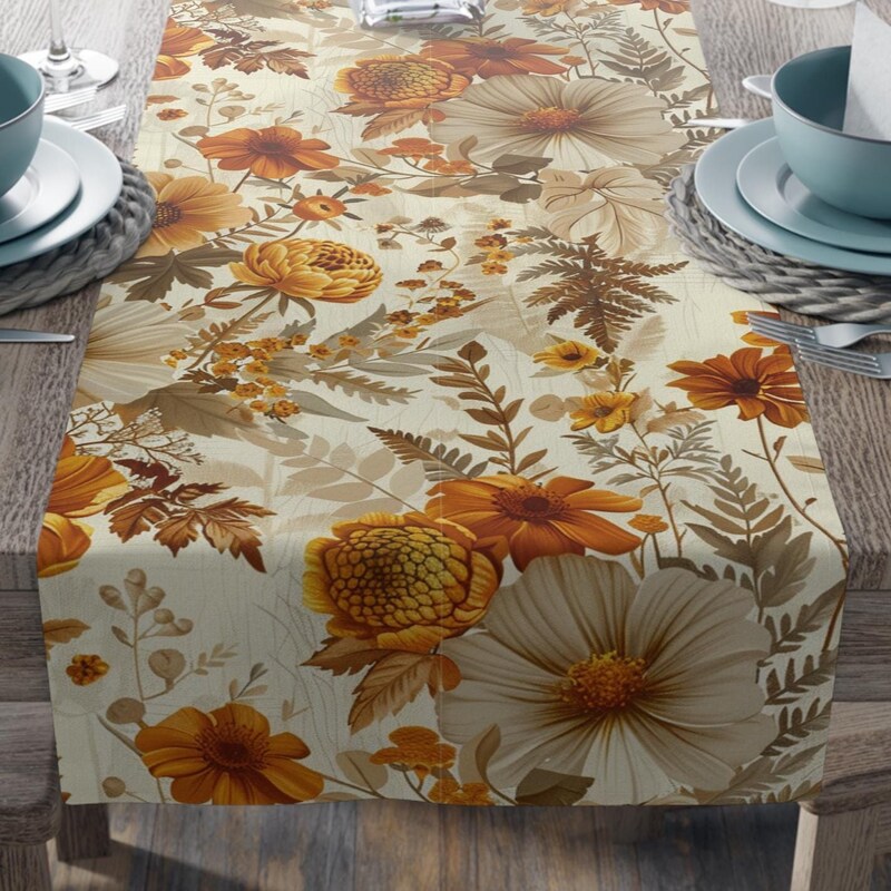 Fall Table Runner - Etsy