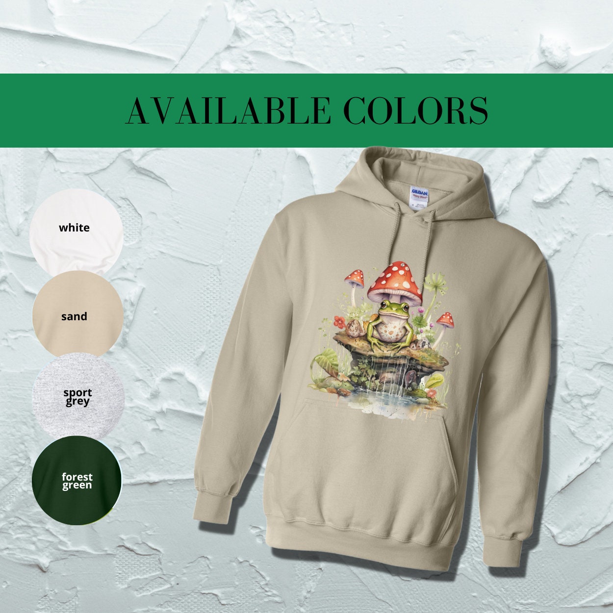 Cottagecore Frog Hoodie wear the Whimsical Froggy Charm, Whimsical Frog ...