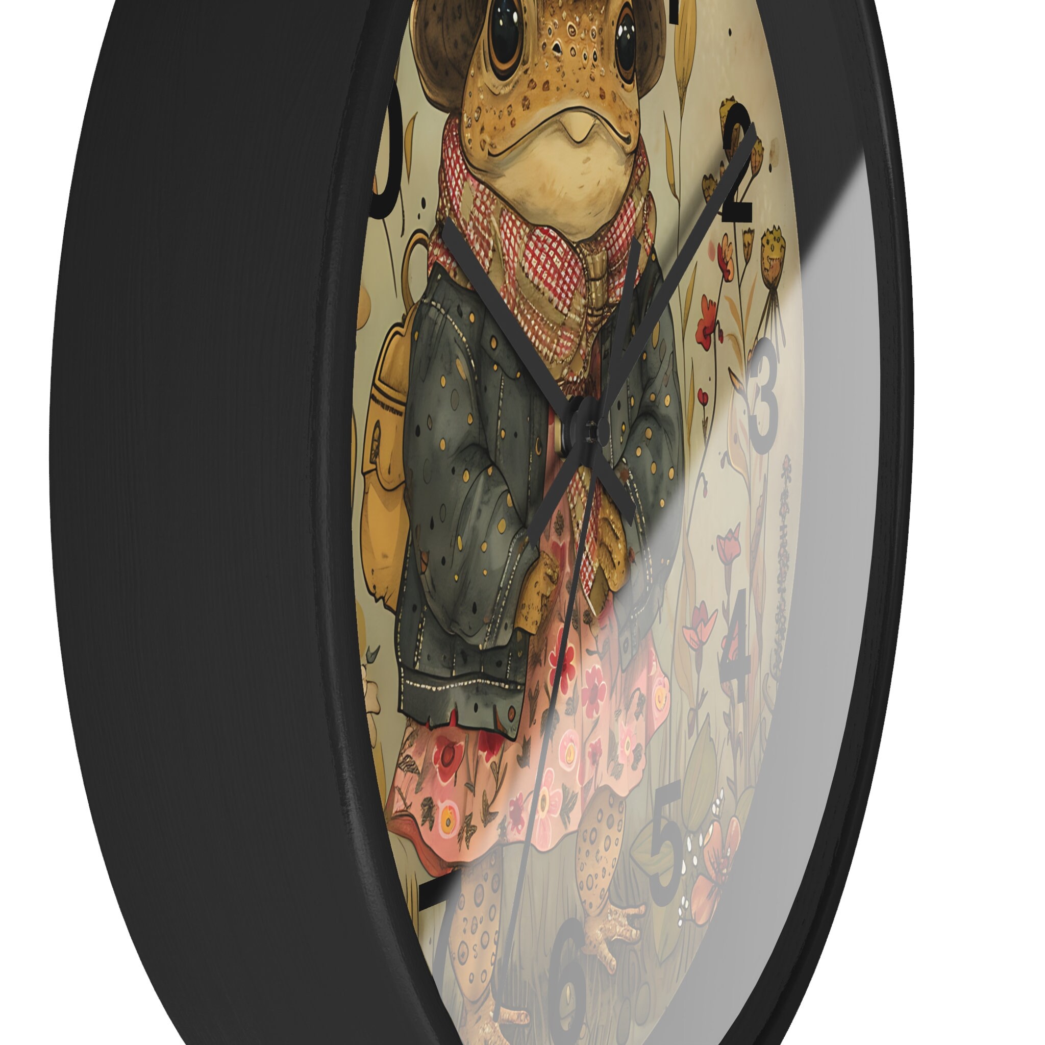 Enchanting Cottagecore Frog Clock: Whimsical Addition to Woodland Kids ...
