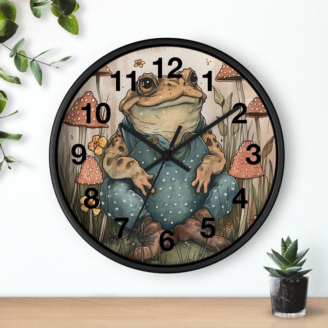 Magical Fairy Tale Frog Wall Clock: A Unique Addition to the Enchanted ...
