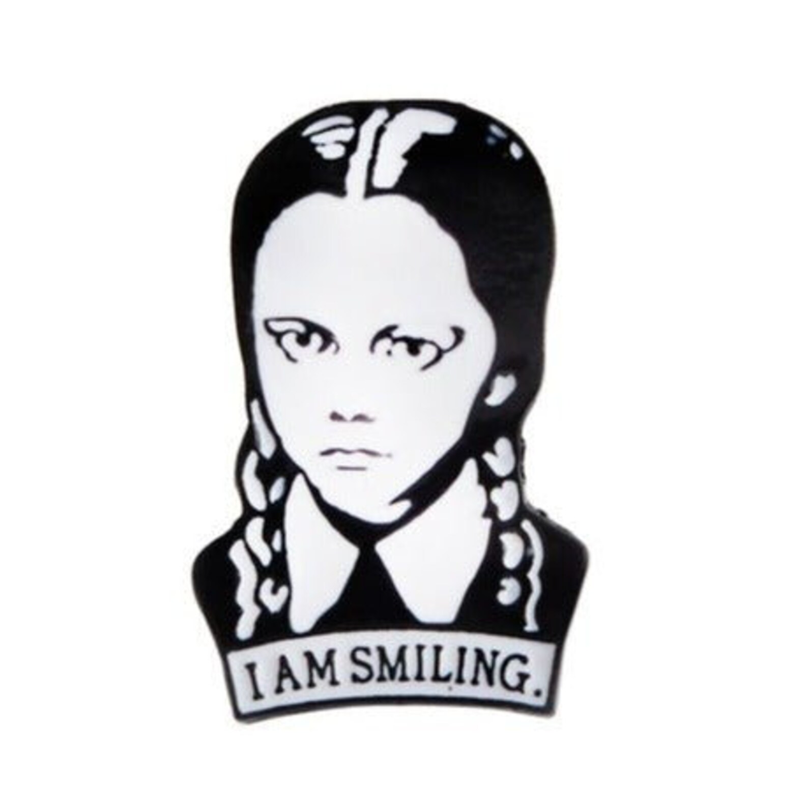Wednesday Addams Enamel Pin - Etsy