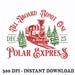 Polar Express Christmas PNG, Funny Holiday North Pole Magic Clipart ...