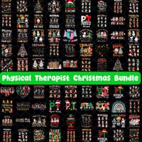 Christmas Physical Therapy Png, PT Xmas, Merry Physical Therapy ...