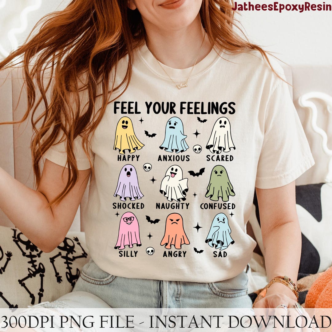 Feel Your Feeling Halloween Png, Mental Health Awareness Png, School ...