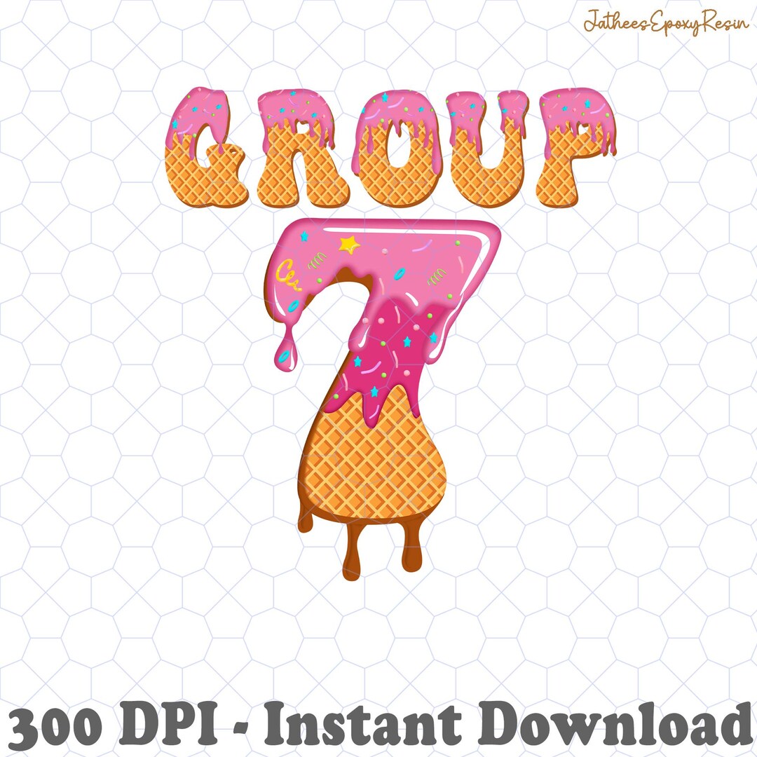 Group 7 Png, Ice Cream G7 Png, I'm in Group7 Viral Meme, Viral Tiktok ...