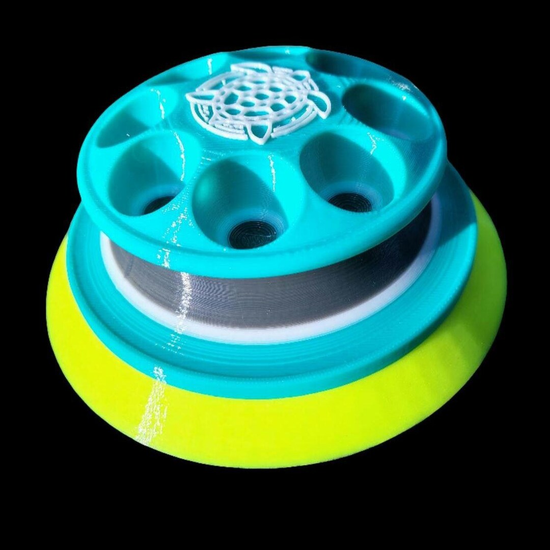 The Sandturtle Mint/gray/yellow W/ 5" Hook and Loop Backer - Ergonomic ...