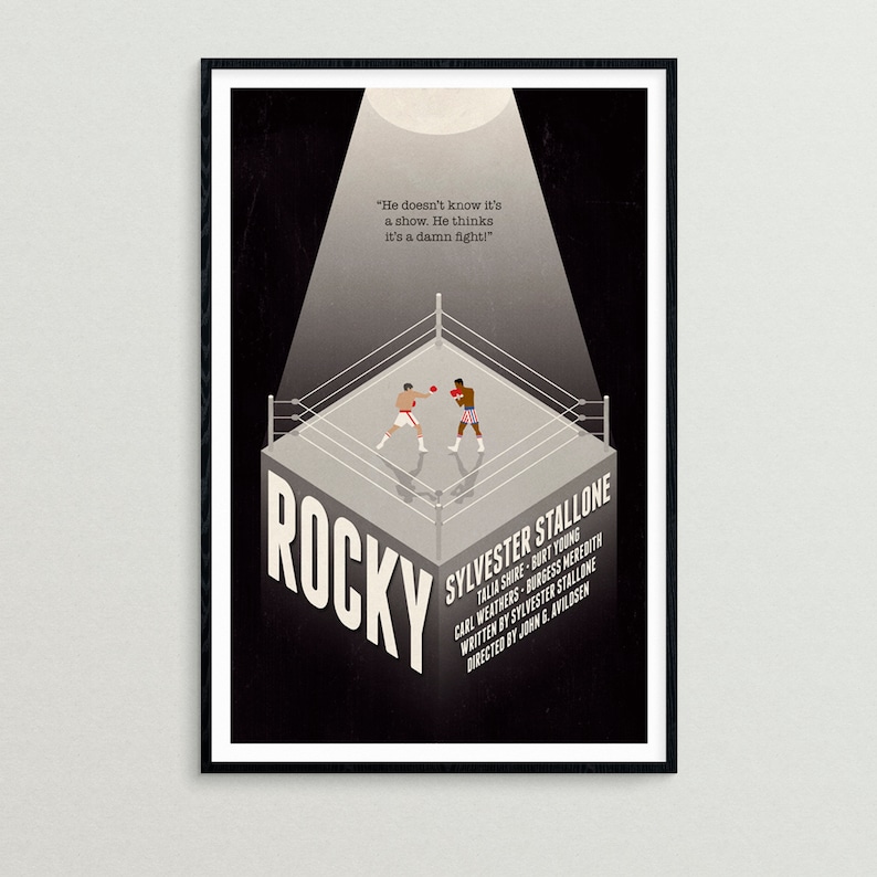 Rocky Movie Poster Unframed Print Only - Etsy