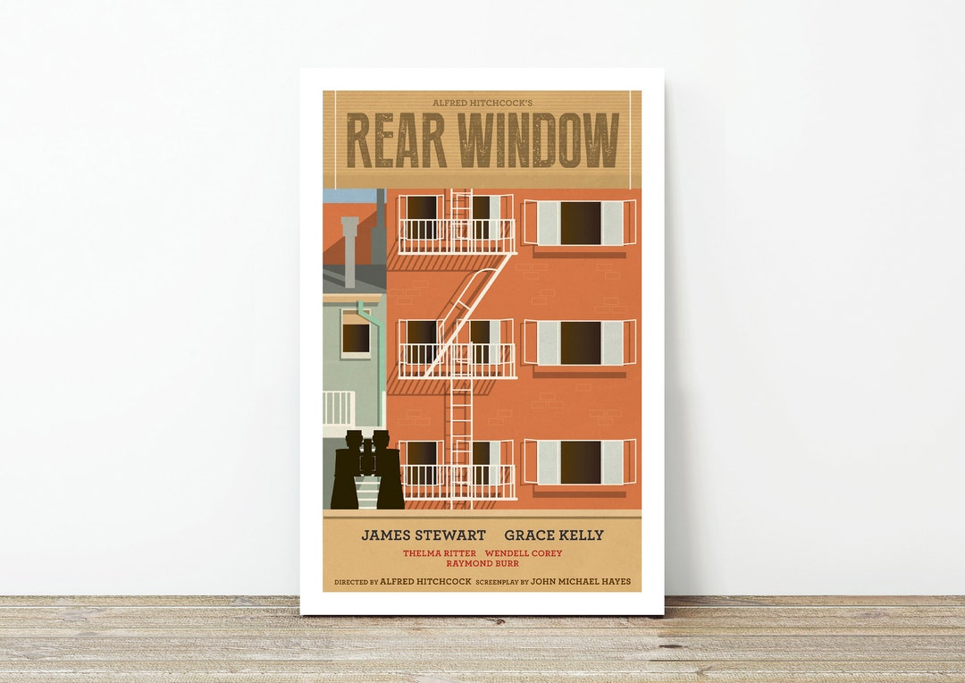 Rear Window Movie Poster Unframed Print Only - Etsy