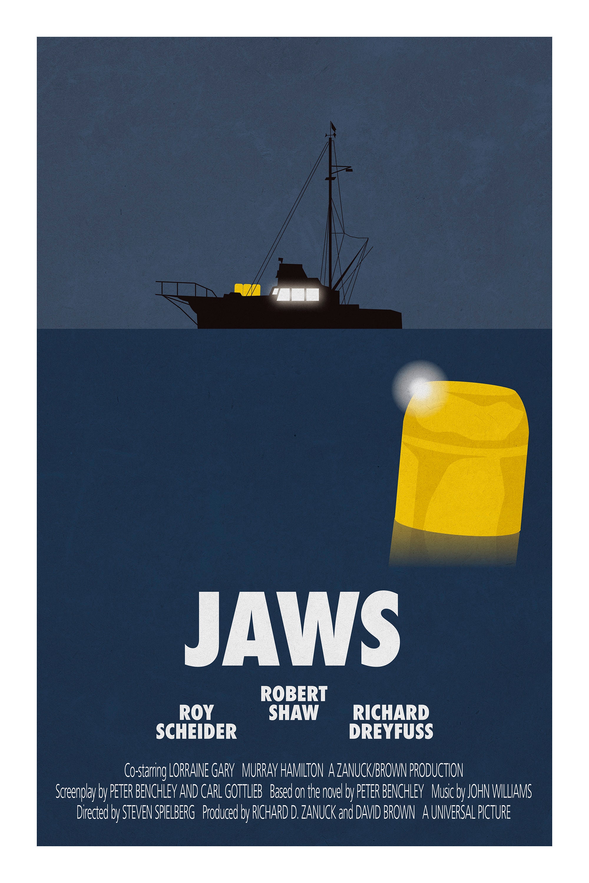 Jaws Movie Poster Unframed Print Only - Etsy