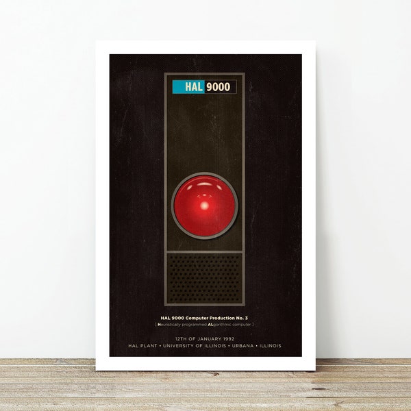 Hal 9000 Poster - Etsy