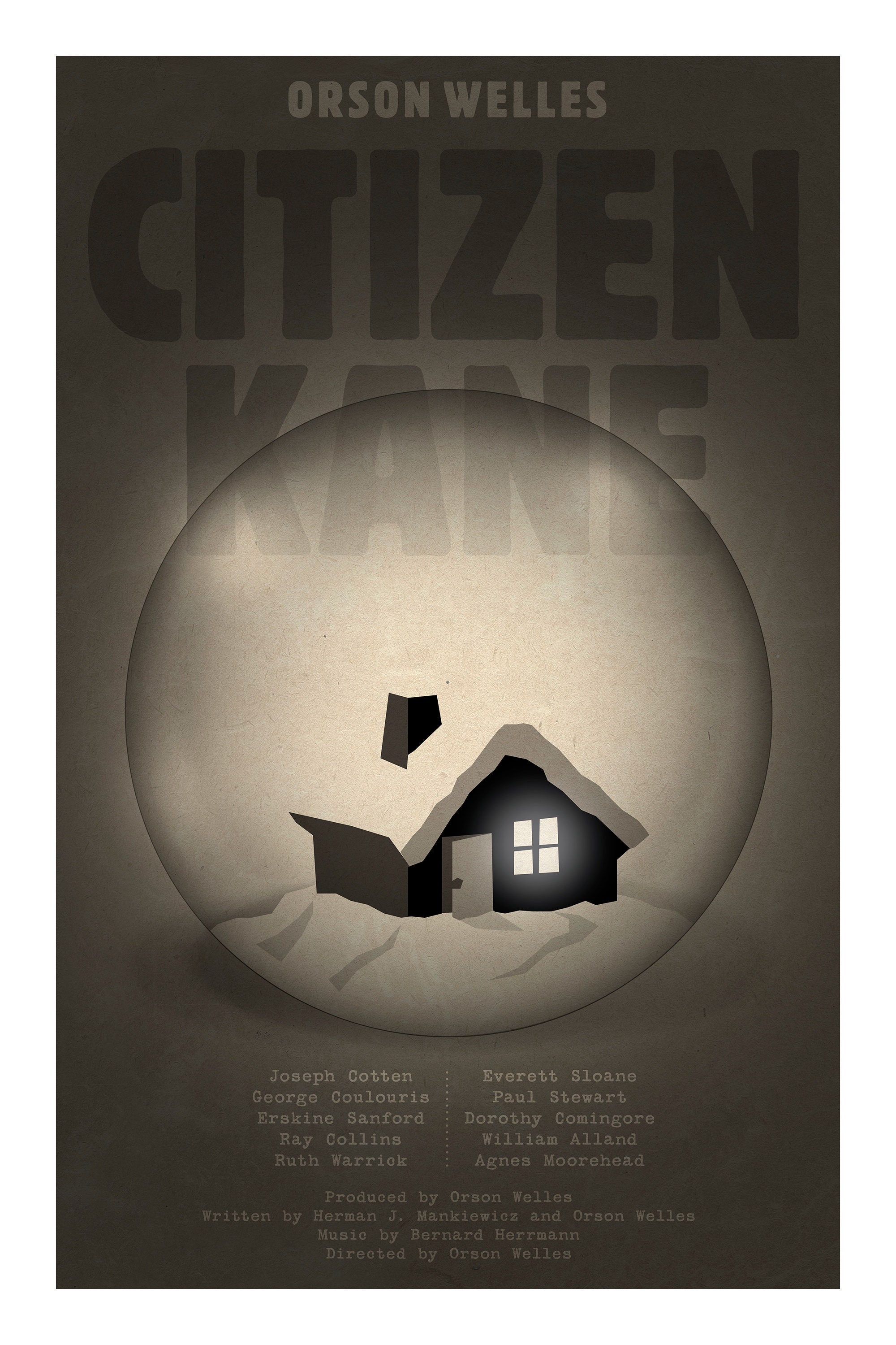 Citizen Kane Movie Poster Unframed Print Only - Etsy