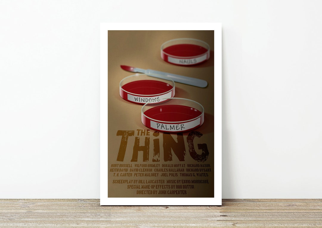 The Thing Movie Poster Unframed Print Only - Etsy