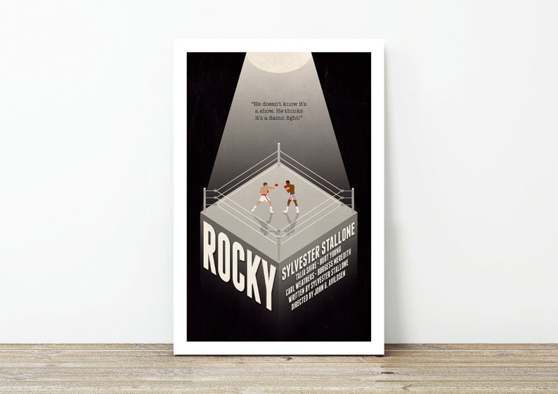 Rocky Movie Poster Unframed Print Only - Etsy