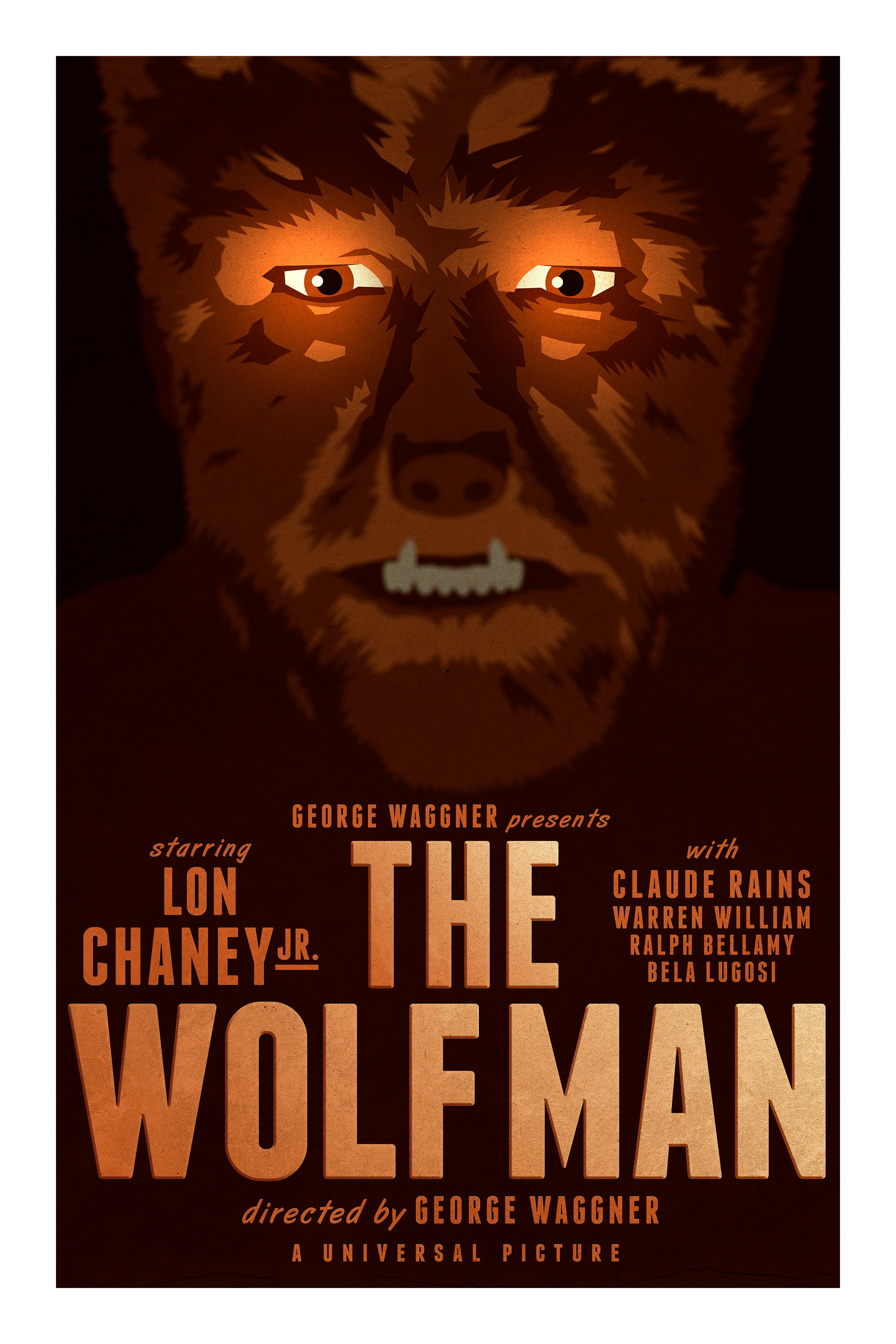 The Wolf Man Movie Poster Unframed Print Only - Etsy