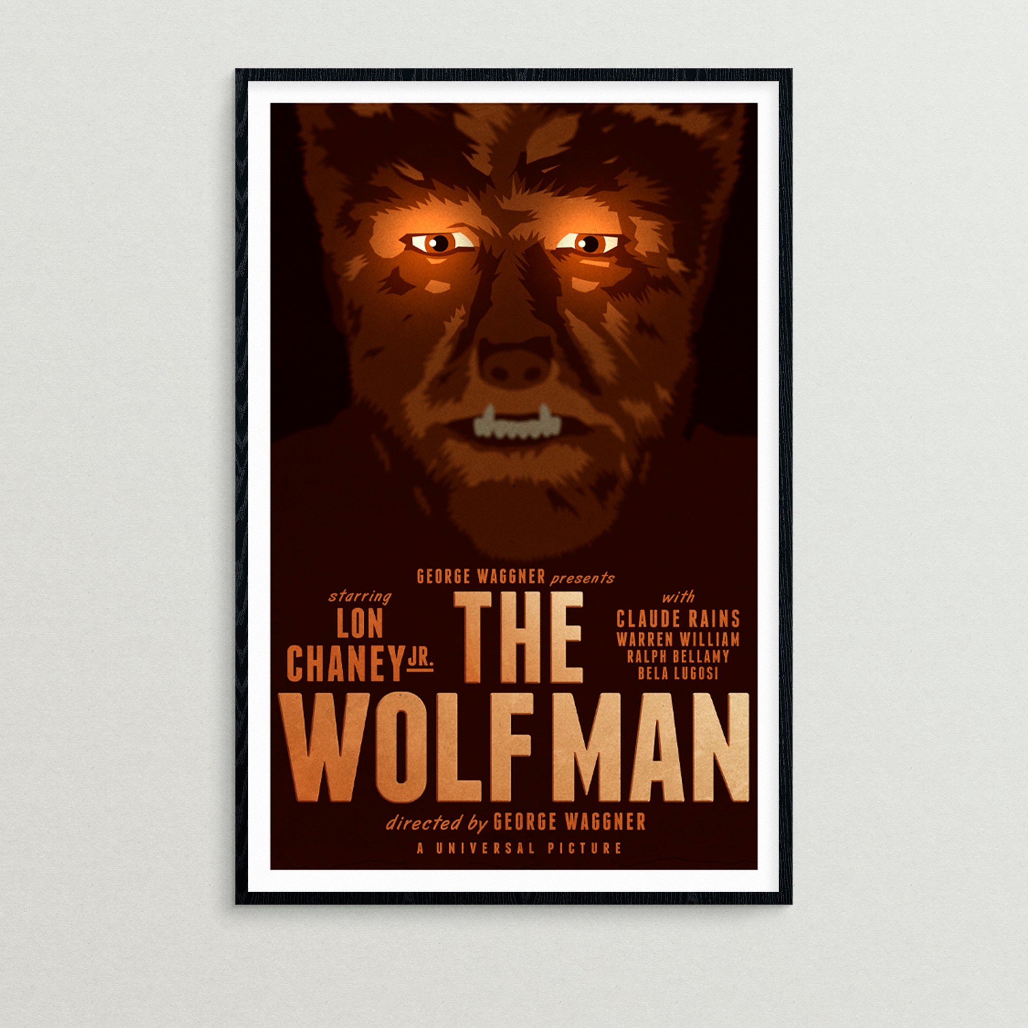 The Wolf Man Movie Poster Unframed Print Only - Etsy