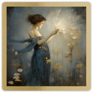 Gothic Fairy Sticker, Fae Sticker, Whimsical Sticker Fairytale Sticker ...