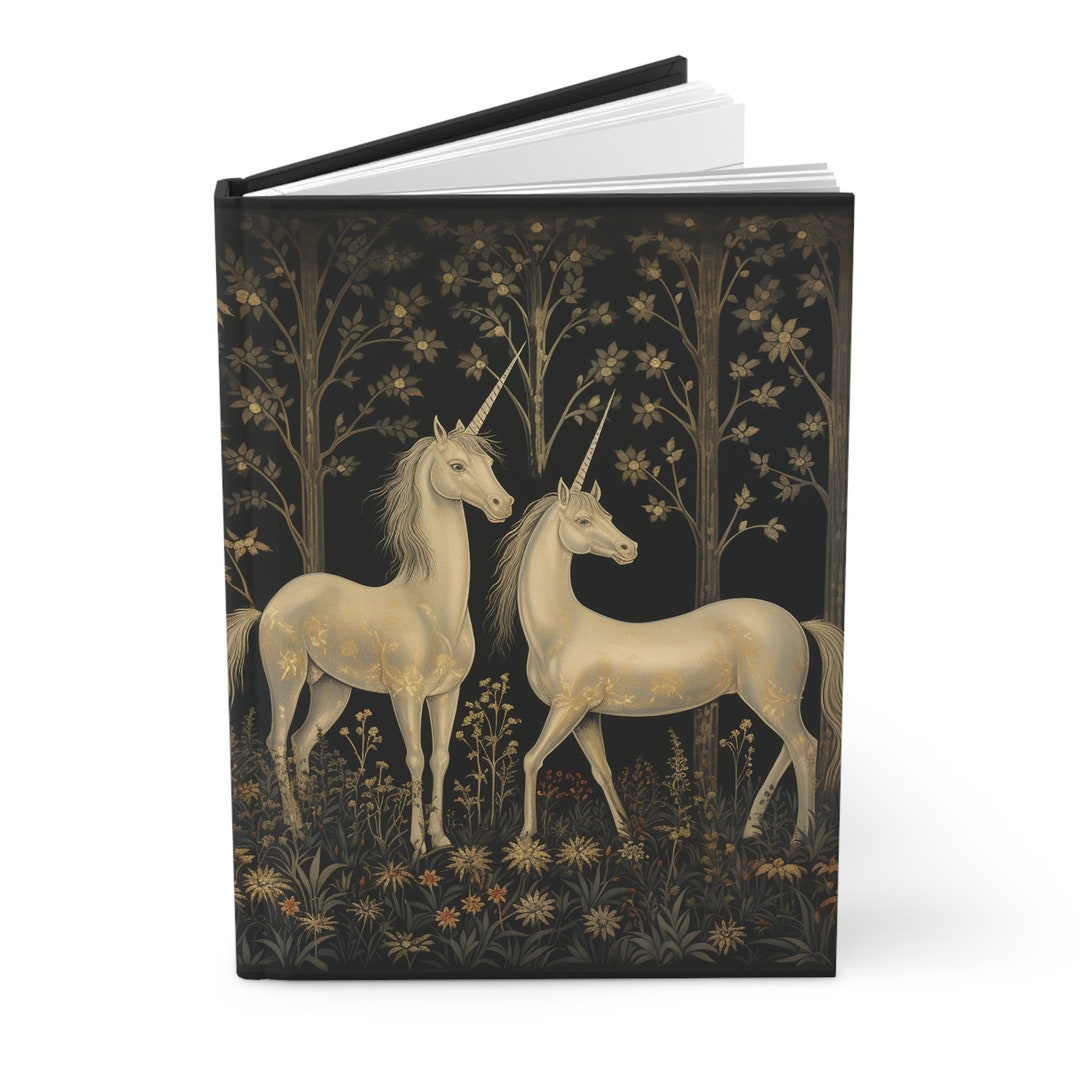 UNICORN JOURNAL, Unicorn Tapestry Journal, Unicorn Notebook, Fantasy ...