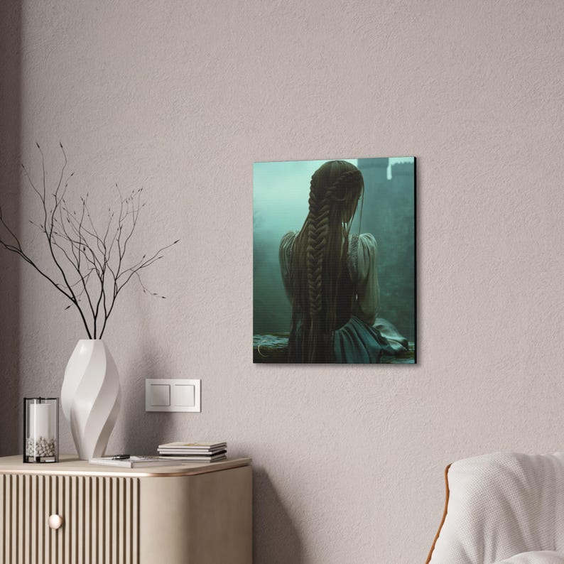 Rapunzel's Lament Wall Art, Medieval Art, Medieval Print, Gothic Print ...