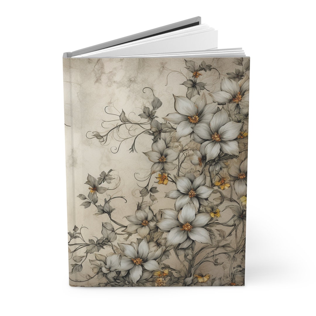 Elegant Notebook Classic Diary Botanical Journal Fairycore Journal ...