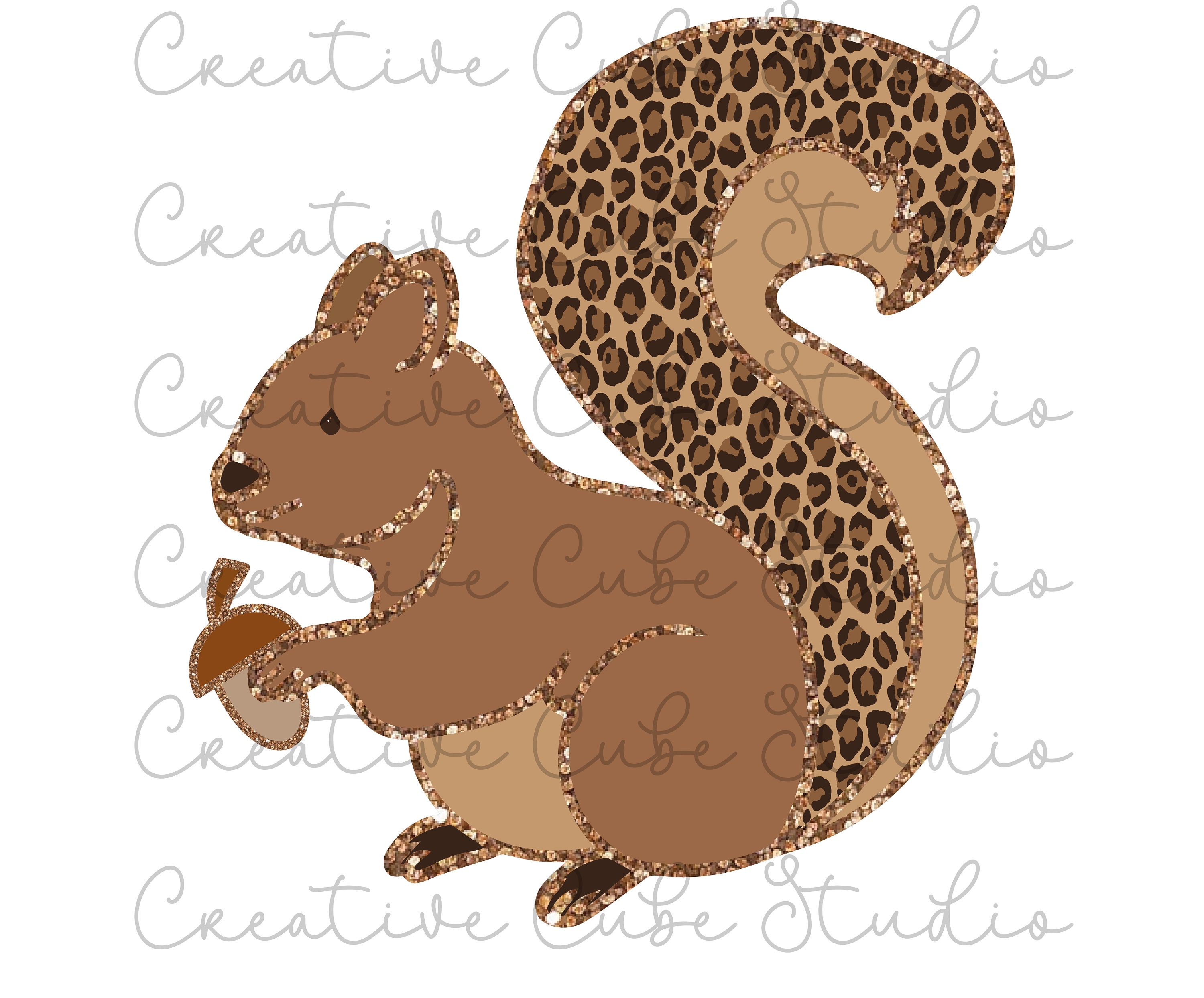 Fall Squirrel Png Fall Silver Glitter Squirrel Sublimation - Etsy