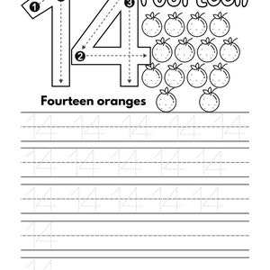 Printable Tracing Numbers 0-20 Worksheets. Practice Exercises for ...