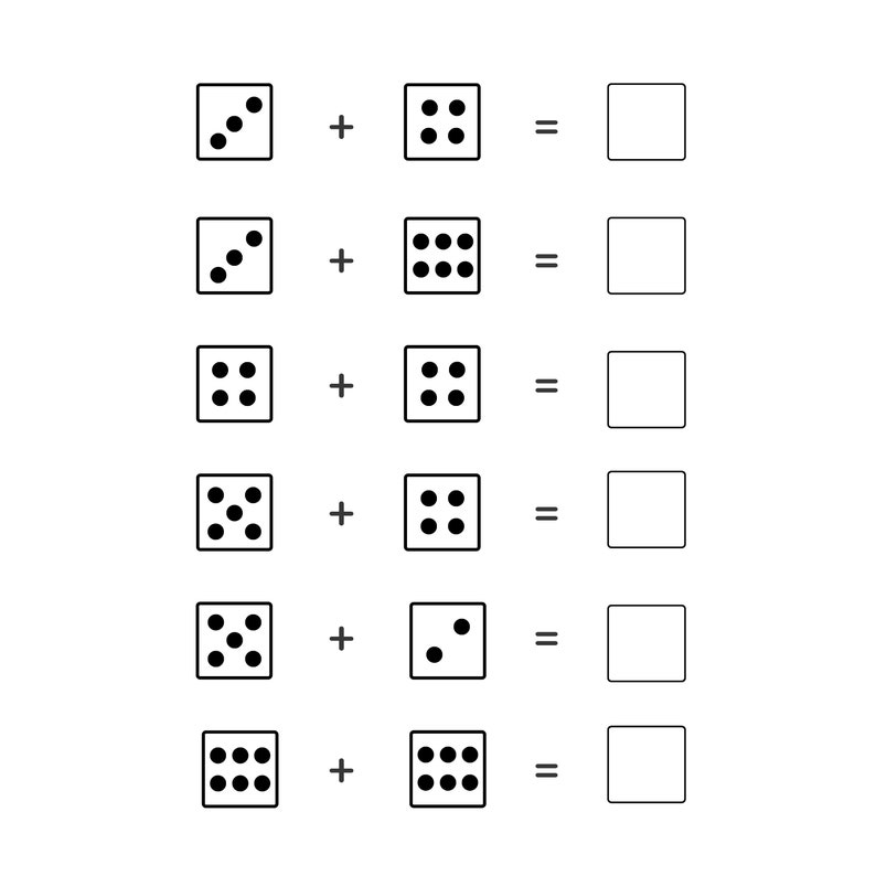 Printable Addition and Subtraction Workbook - Tracing Numbers, Counting ...