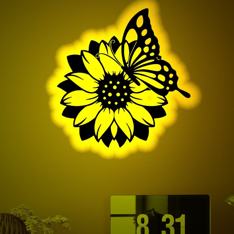 Lighted Sunflower - Etsy