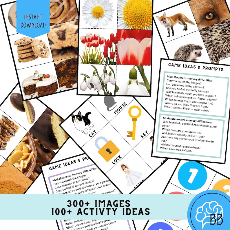 Over 200 Dementia Activity Ideas Bundle, Conversation Cards, Activity ...