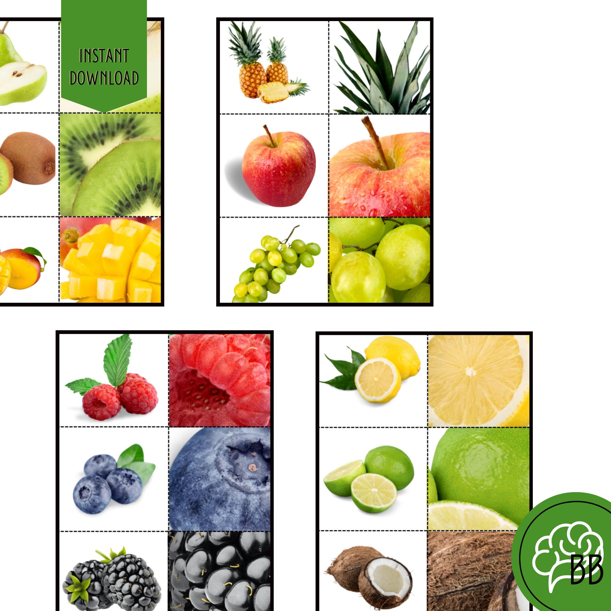Fruit Games for Memory Loss, Dementia, Simple Fun Social Activity ...