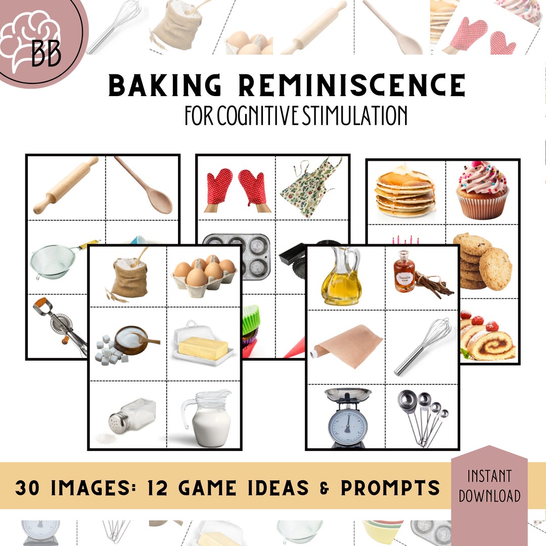 Dementia Baking Reminiscence Activity: Memory Game (PDF Download) - Etsy