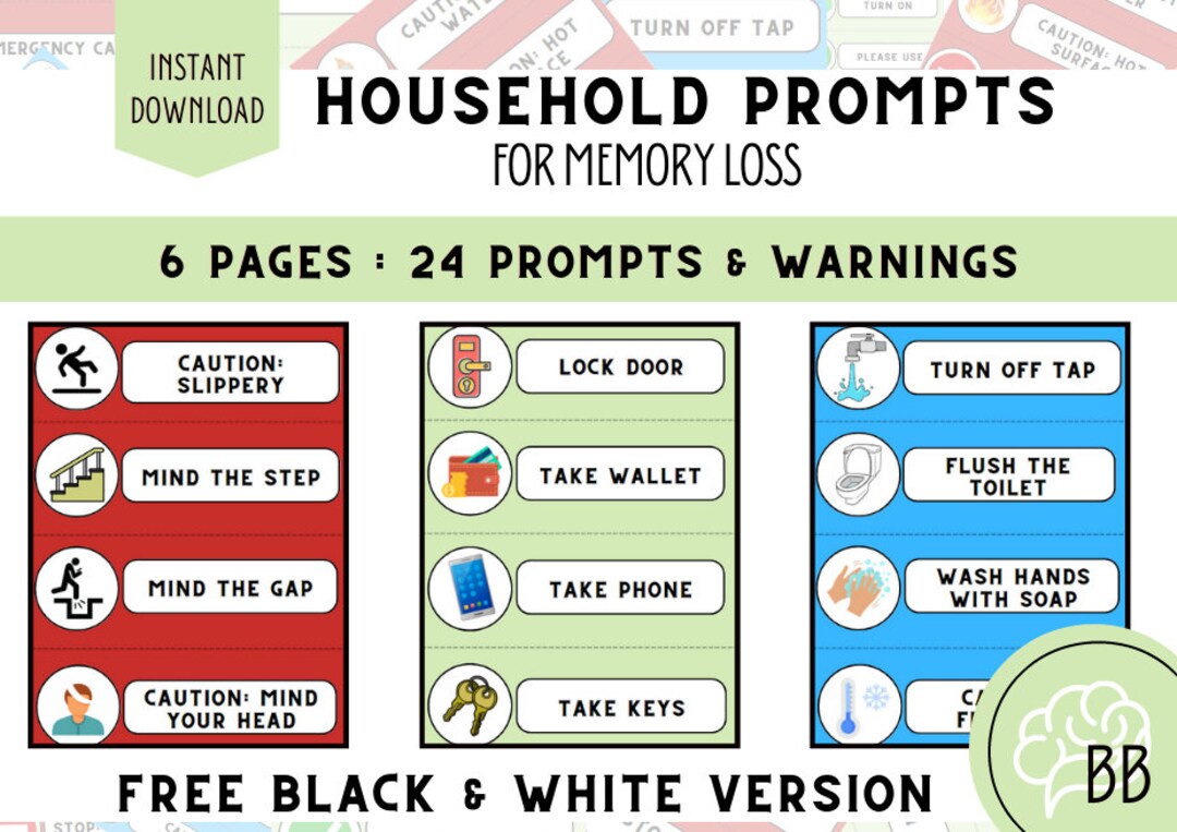 Signs and Warnings for Memory Loss, Home Care Safety, Dementia Signs ...